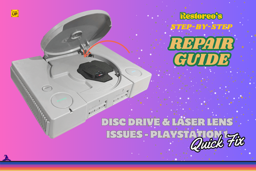 PlayStation (PS1) Disc Drive Won't Spin & Laser Lens Fixing Guide ...