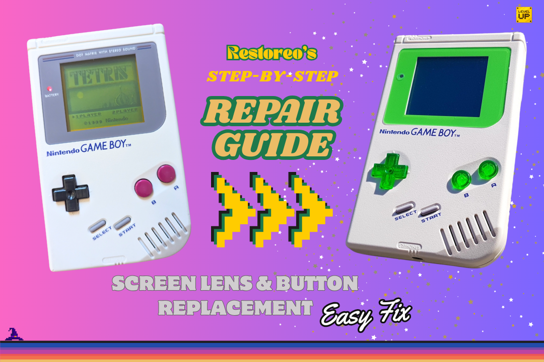 Replace or repair unresponsive buttons for an original Game Boy DMG ...
